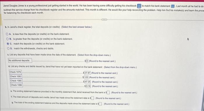 Jarod Douglas Jones is a young professional just | Chegg.com