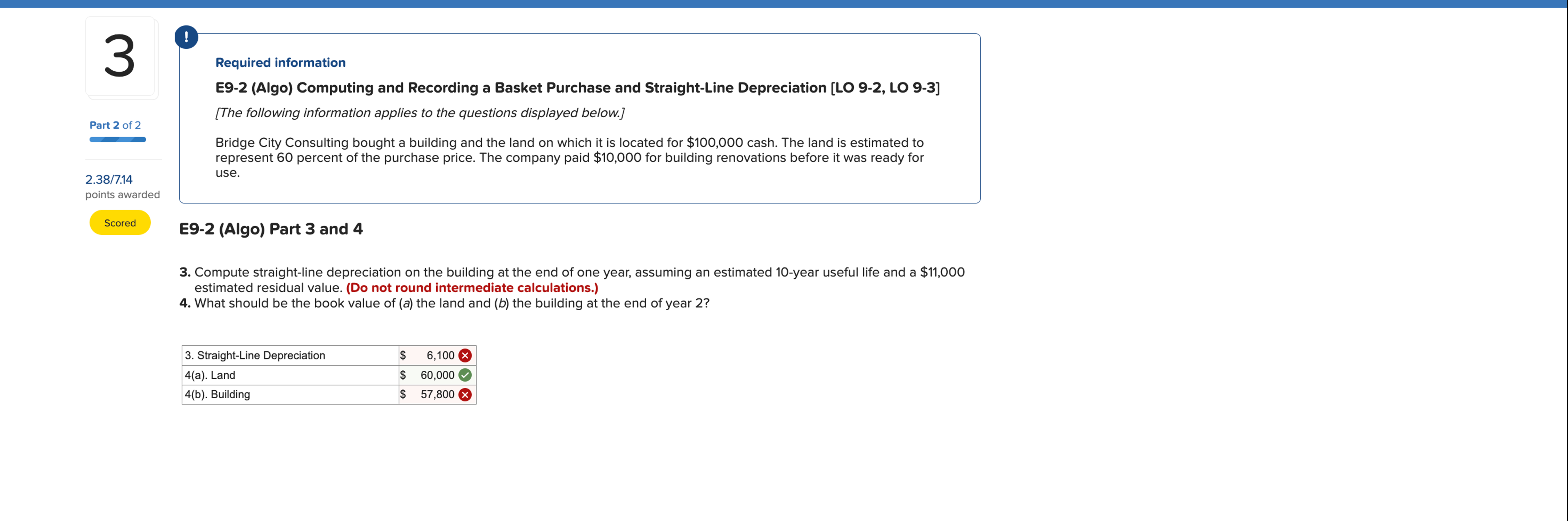 Solved Required informationE9-2 (Algo) ﻿Computing and | Chegg.com