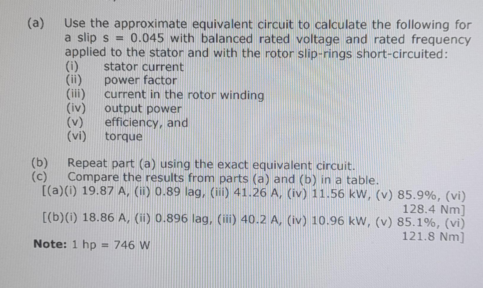 (a) Use the approximate equivalent circuit to | Chegg.com