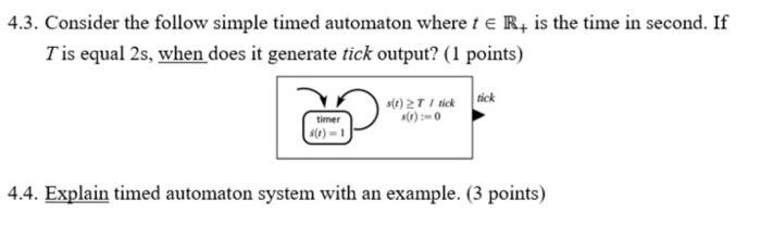 Solved 4 1 Consider The Deterministic Finite State Machine
