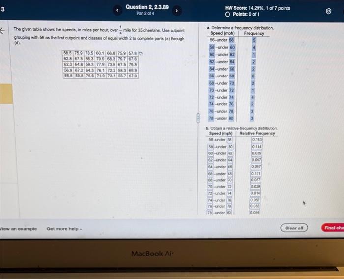 Solved the second half is wrong , not sure what i am doing | Chegg.com