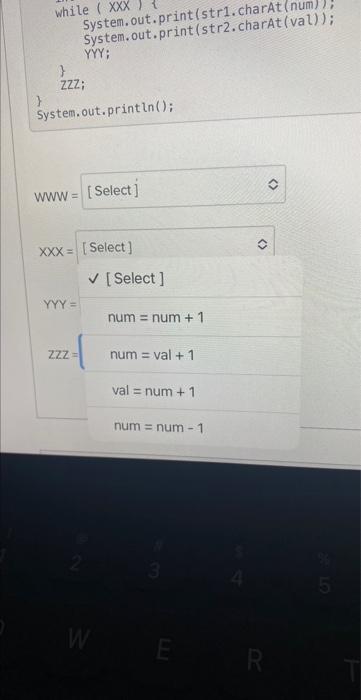 Solved For The Program Segment Below Select The Values For 