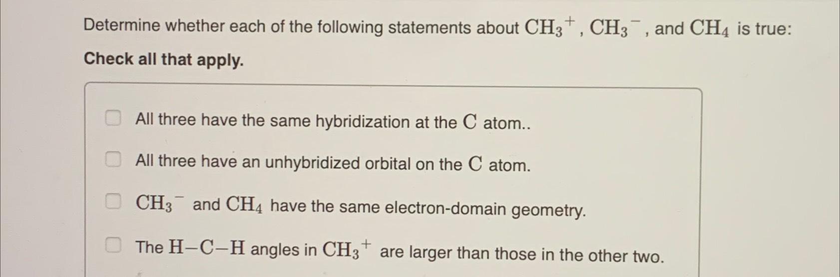 Solved Determine whether each of the following statements | Chegg.com