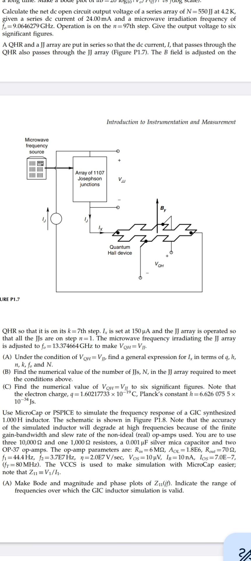 Calculate the net dc open circuit output voltage of a | Chegg.com