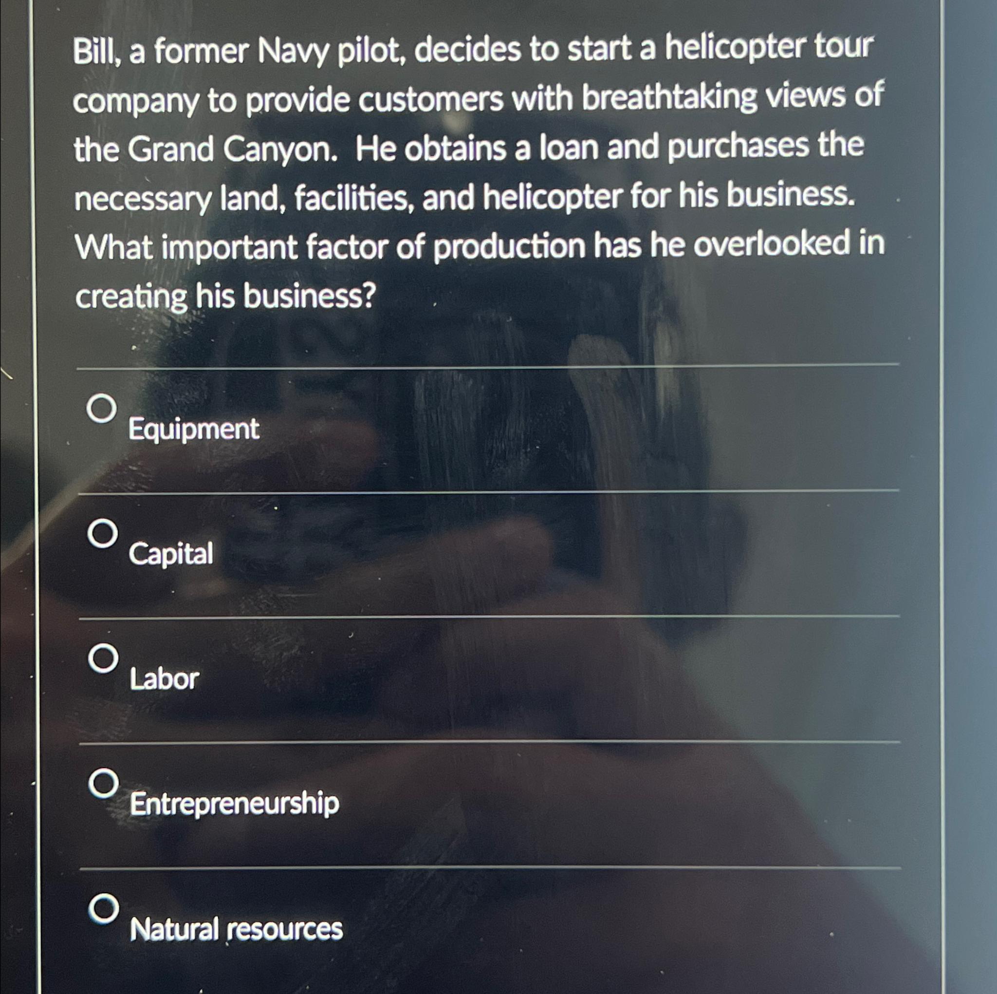 Solved Bill, a former Navy pilot, decides to start a | Chegg.com