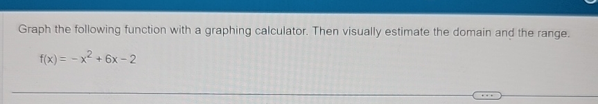 Solved Graph the following function with a graphing | Chegg.com