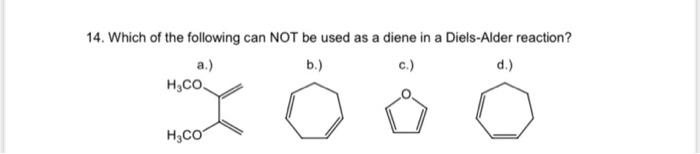 Solved 11. "Cracking" cyclopentadiene involves a, allowing | Chegg.com