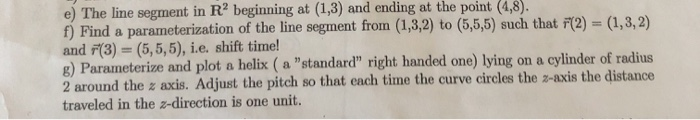 Solved B. Sketch and parameterize the following paths. | Chegg.com