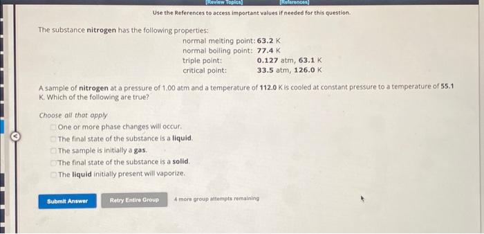 Solved Use the References to access important values if | Chegg.com