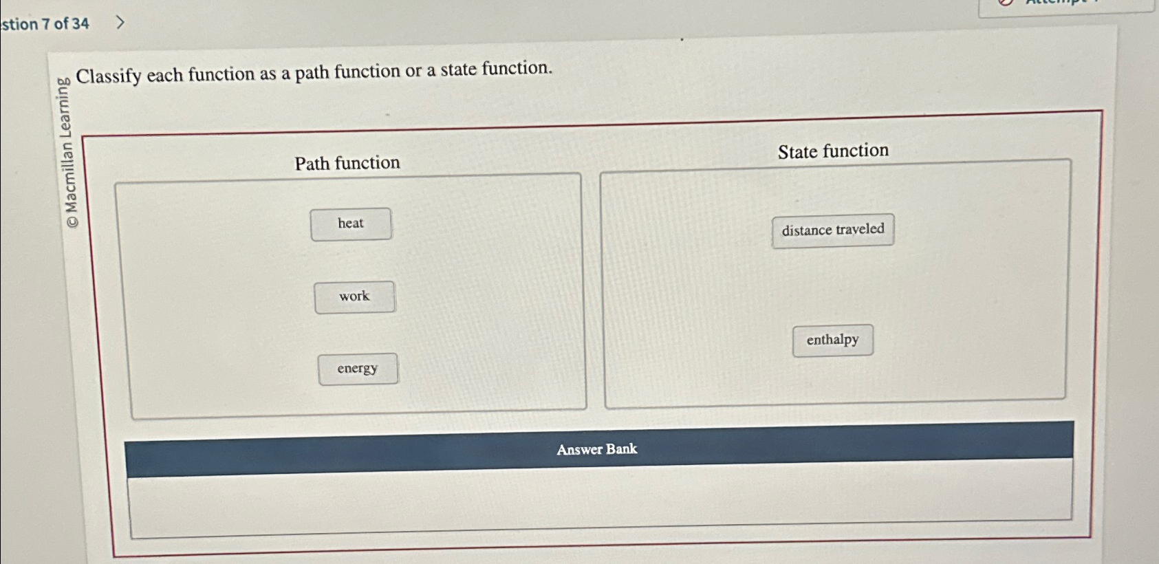 Solved Stion 7 ﻿of 34classify Each Function As A Path