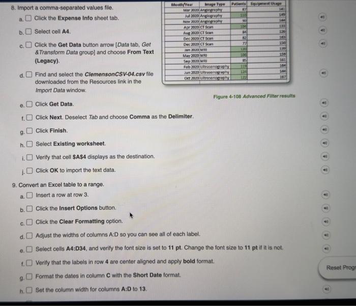 a. Insert a row at row 3 . b. Click the Insert | Chegg.com