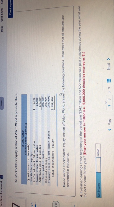 Solved pter Ten Homework i Saved Help Save & Exit Sult Check | Chegg.com
