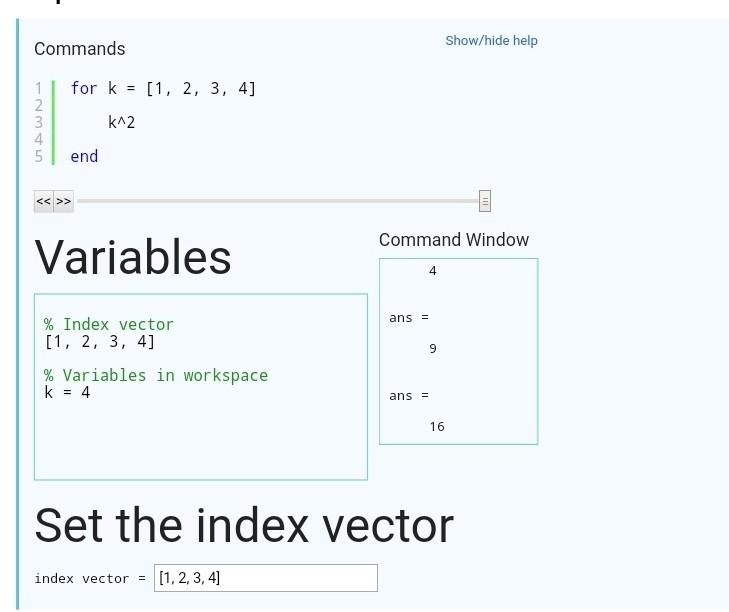 Solved Exercise 1 A simple loop Copy and paste the for loop | Chegg.com