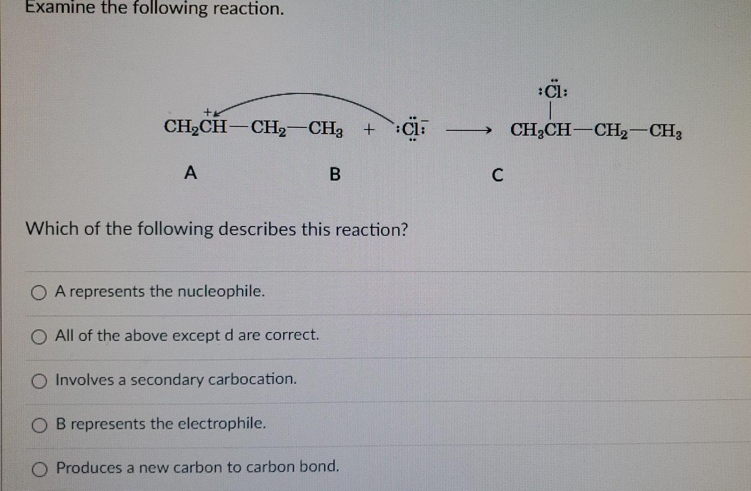 Solved Question 4 What is the correct IUPAC name for the | Chegg.com