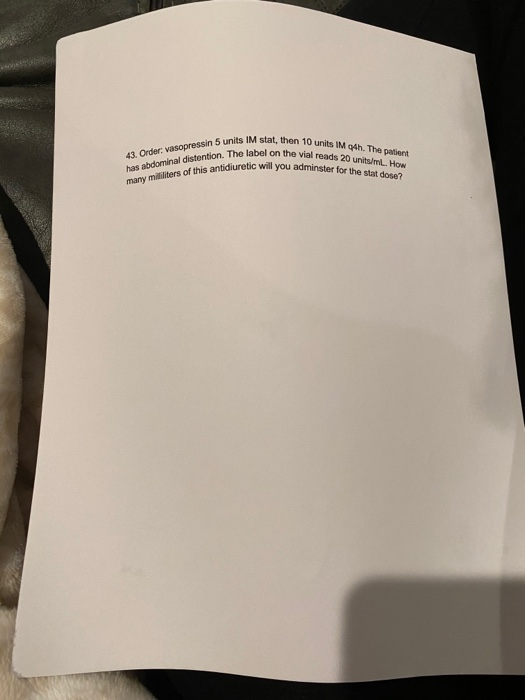 Solved 32. Order: Dynapen (diclozacillin sodium) 250 mg po | Chegg.com