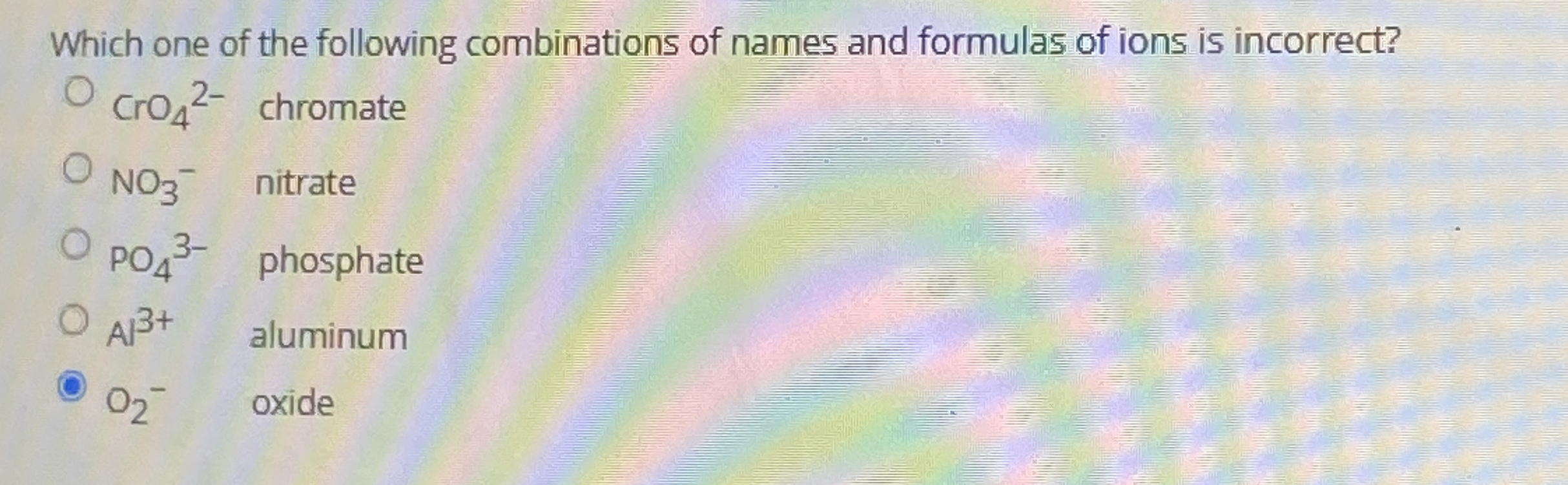 Solved Which one of the following combinations of names and | Chegg.com