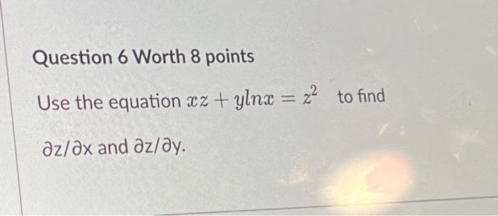 Solved HELPPP ASAPP!!Question 6 Worth 8 points Use the | Chegg.com