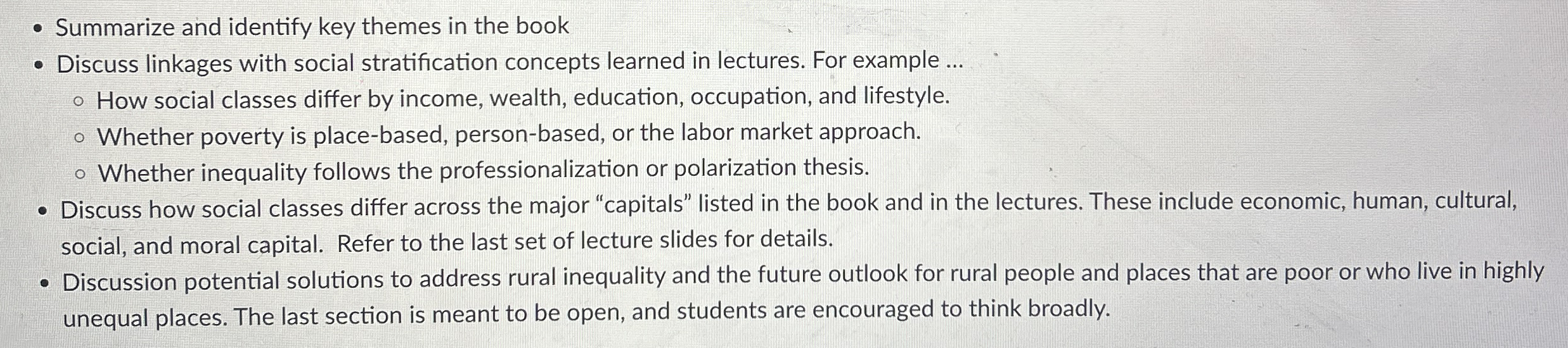 Solved Summarize and identify key themes in the book | Chegg.com
