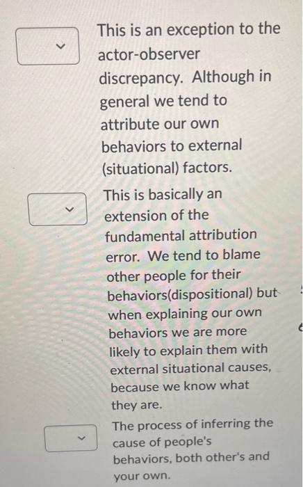 Solved 1. Attribution 2. Fundamental Attribution Error 3. | Chegg.com