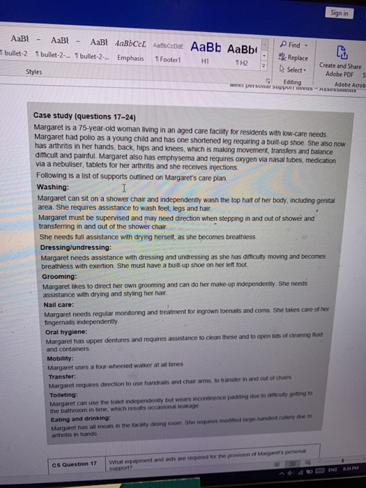 Solved Sign in Find - AaB AaBt AaB AaBbCcL ABCDE AaBb AaBb c | Chegg.com