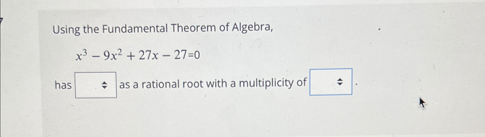 Solved Using the Fundamental Theorem of | Chegg.com
