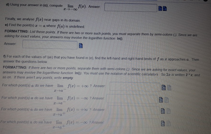 Solved Consider the function f defined by f(a) 3+6e-32 | Chegg.com