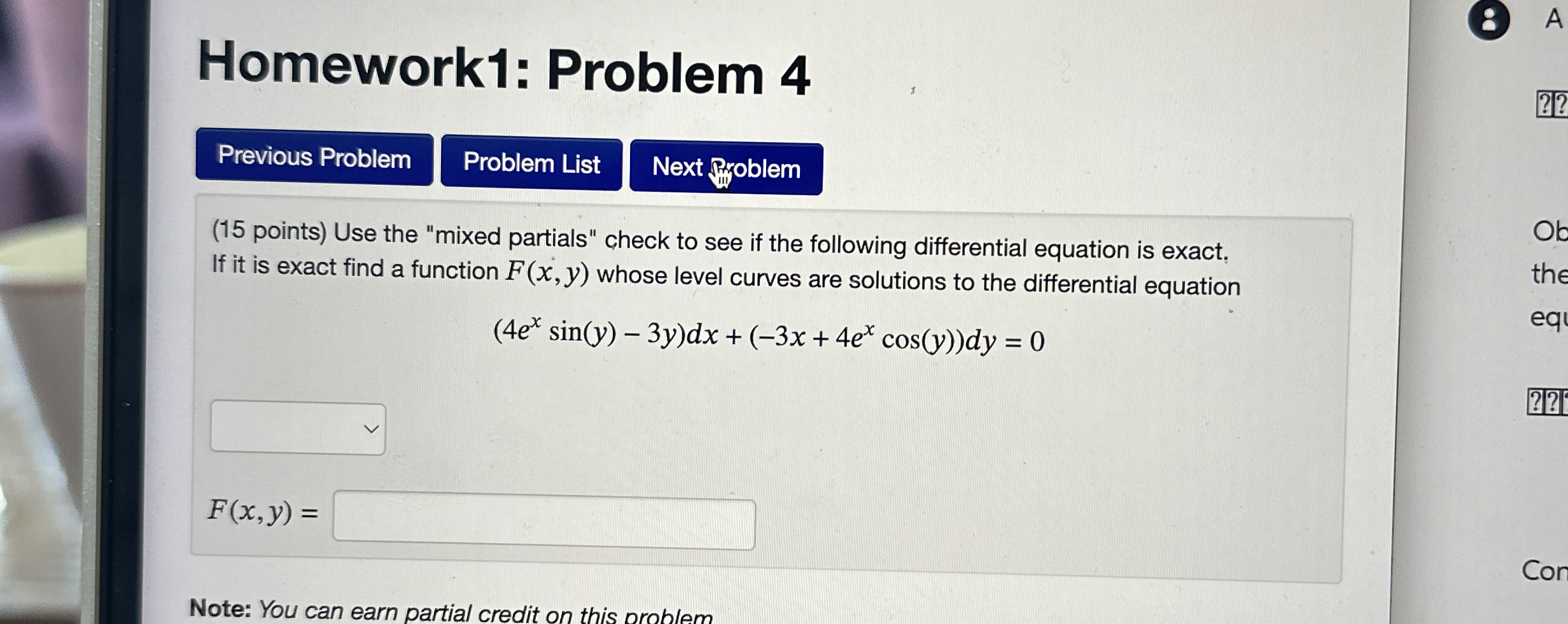 Solved Homework1: Problem 4(15 ﻿points) ﻿Use the "mixed | Chegg.com