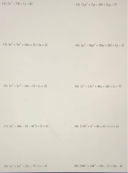 Solved Name Kuta Software - Infinite Algebra 1 Dividing | Chegg.com