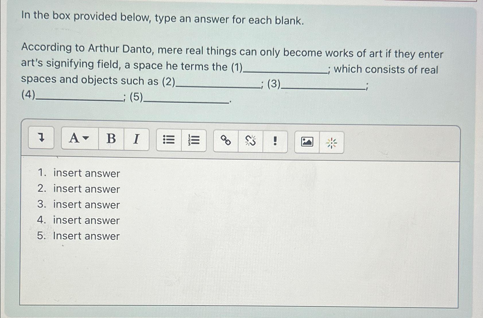 Solved In the box provided below, type an answer for each | Chegg.com