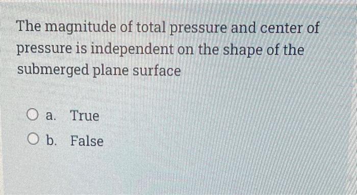 Solved When a body is immersed wholly or partially in a | Chegg.com
