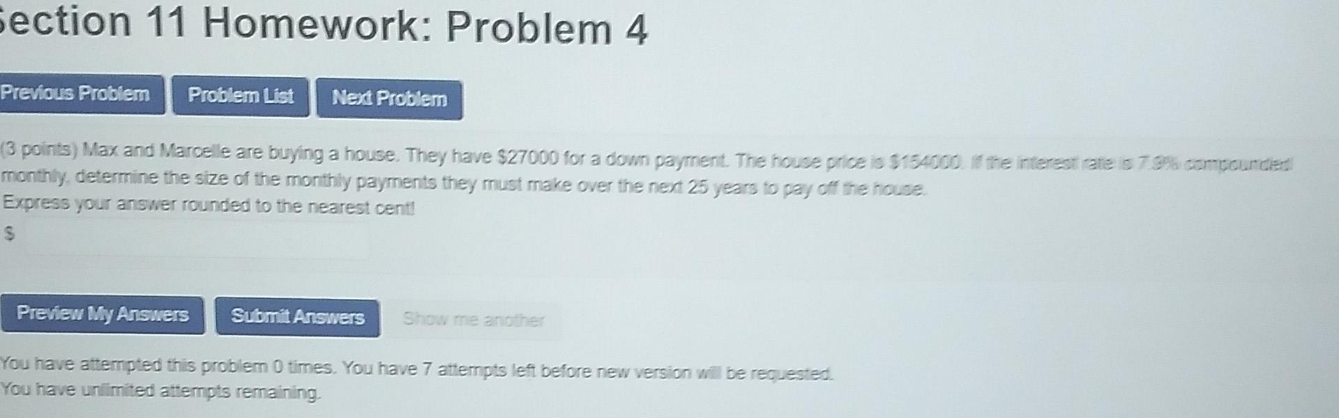 Solved ection 11 Homework: Problem 4 (3 points) Max and | Chegg.com