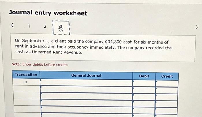 Solved a. Unearned Rent Revenue. The Krug Company collected | Chegg.com