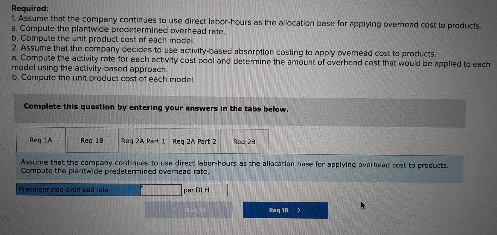 Solved Ellix Company manufactures two models of ultra-high | Chegg.com