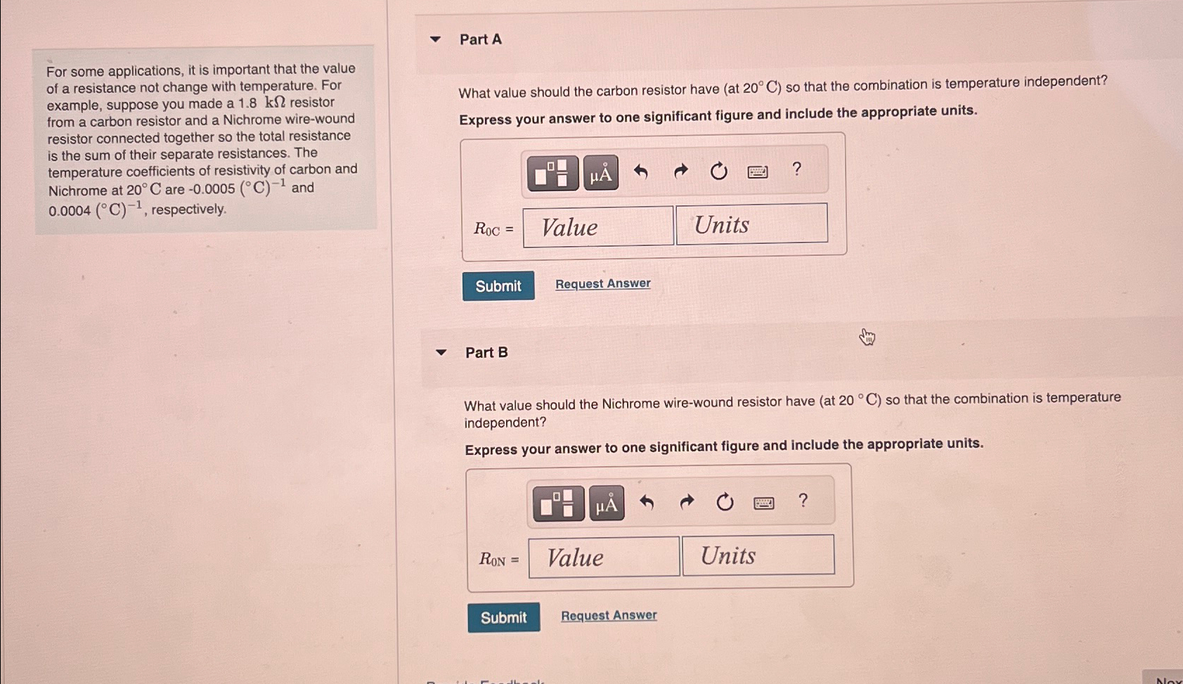 Solved Part AFor some applications, it is important that the | Chegg.com