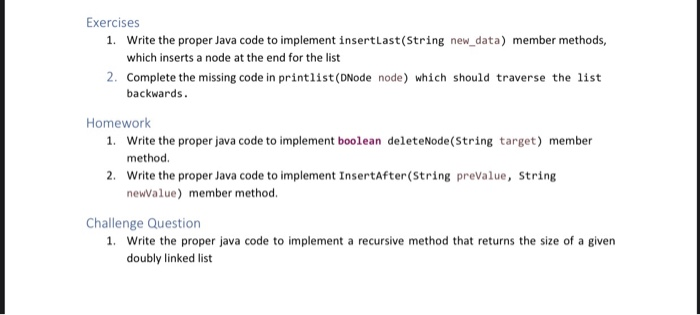 Solved i want the solution of the exercise , Homework and | Chegg.com