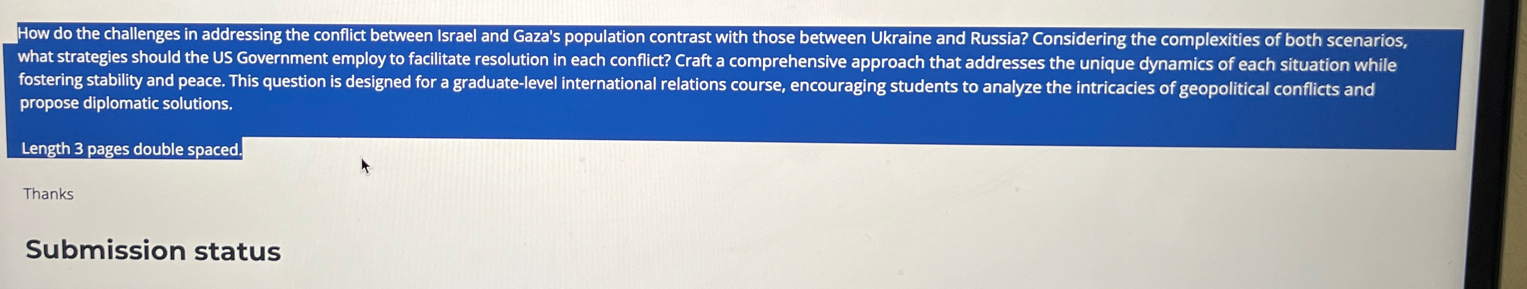 Solved How do the challenges in addressing the conflict | Chegg.com