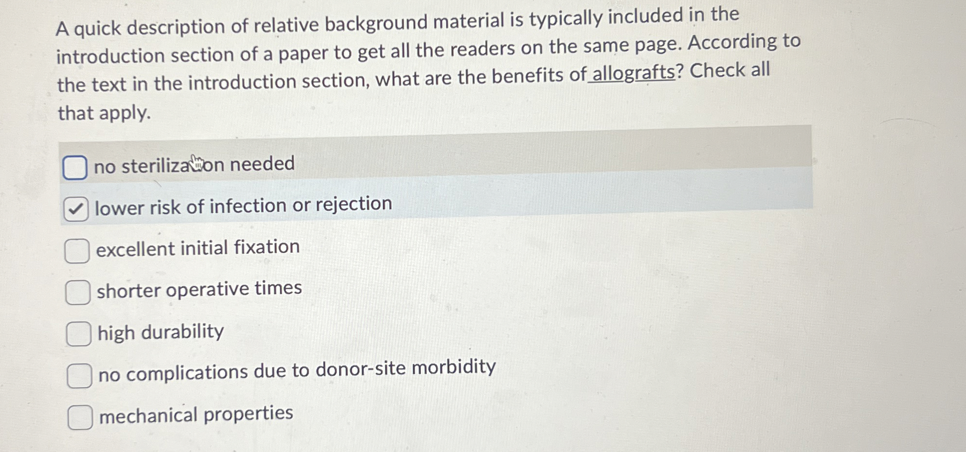 A quick description of relative background material | Chegg.com