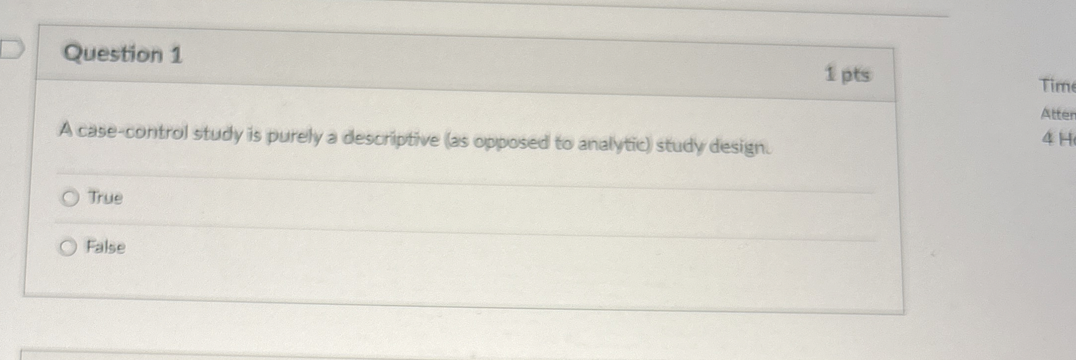 Solved Question 11 ﻿ptsA case-control study is purely a | Chegg.com