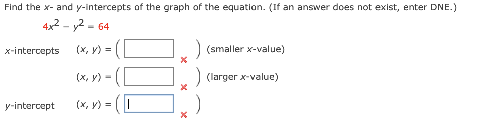 Solved Find the x - ﻿and y-intercepts of the graph of the | Chegg.com