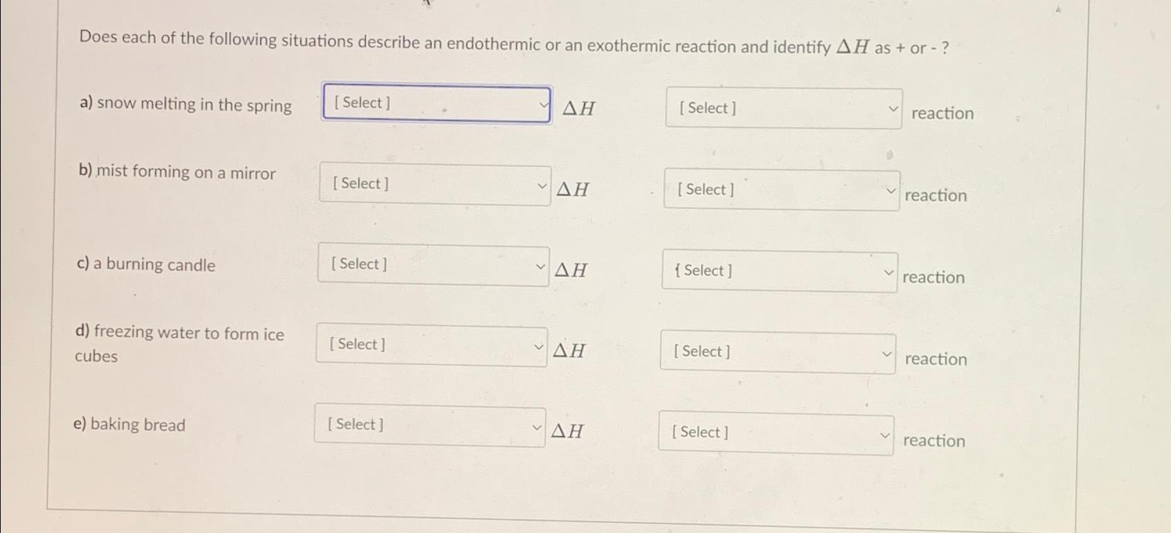 Solved Does each of the following situations describe an | Chegg.com