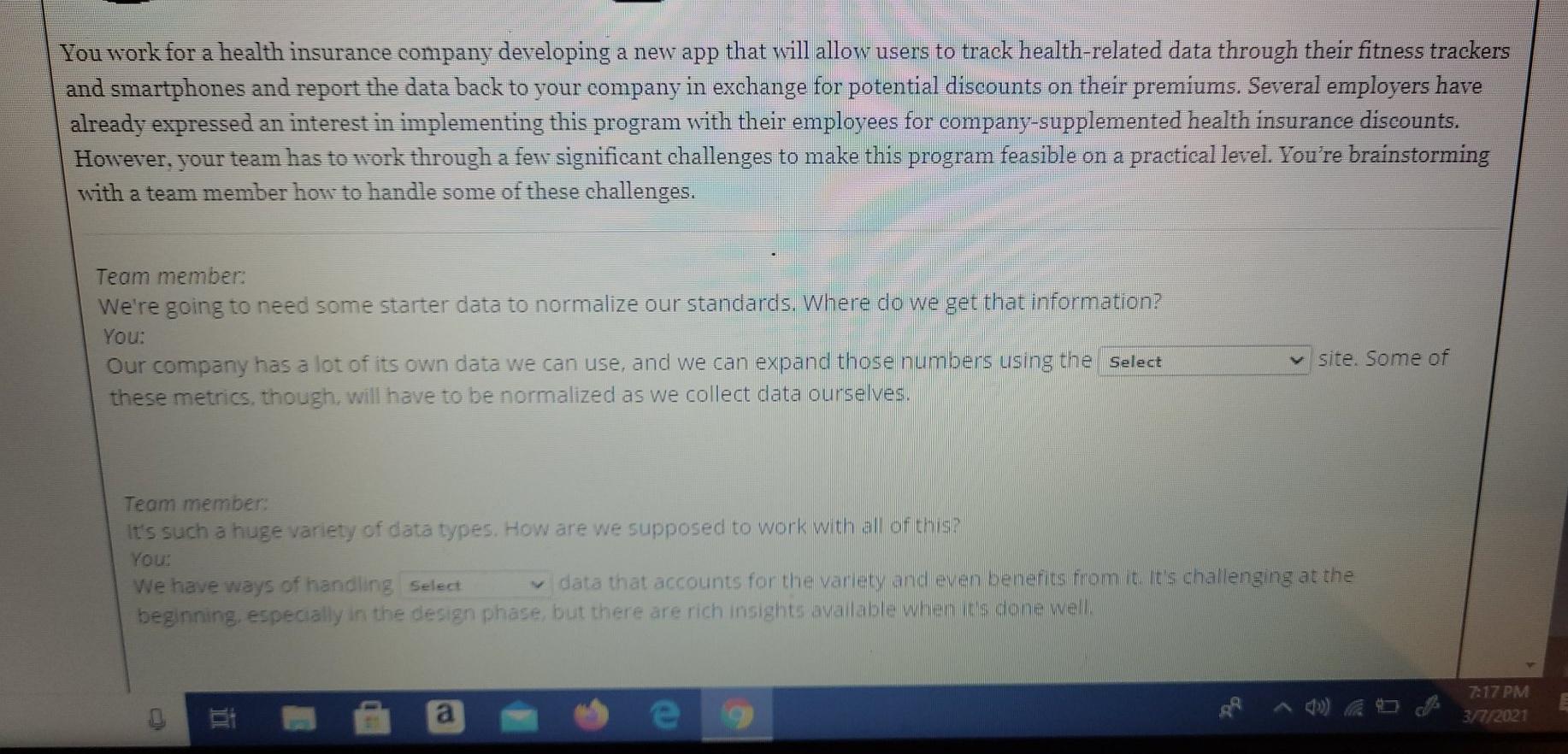 Solved Check My Work Big data collections are so enormous | Chegg.com