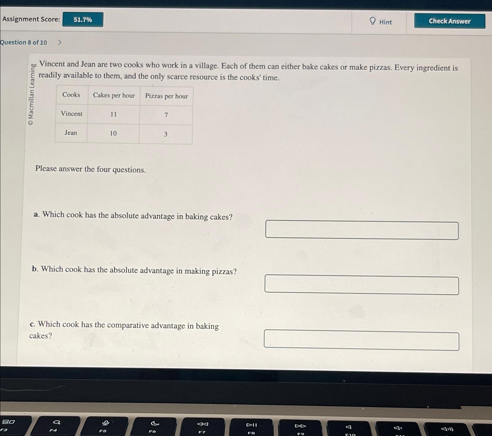 Solved Assignment Score:HintQuestion 8 ﻿of | Chegg.com