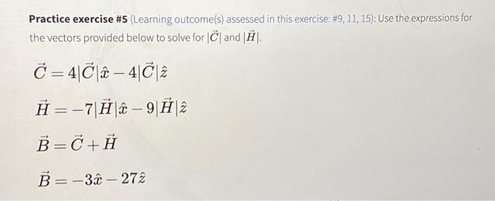 Solved Practice exercise \#5 (Learning outcome(s) assessed | Chegg.com