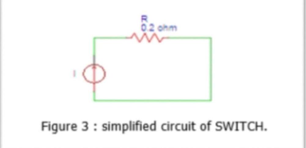 Solved 0.2 on Figure 3 : simplified circuit of SWITCH. | Chegg.com
