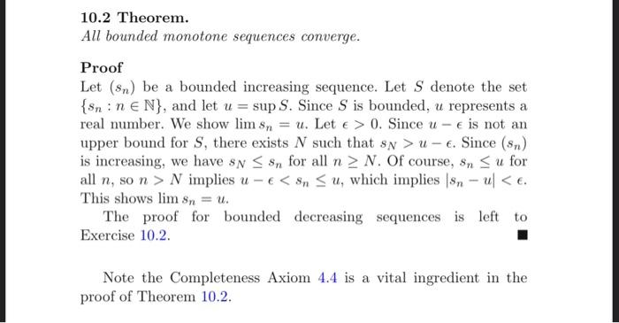 Solved Prove the following theorem: Suppose (xn) is bounded | Chegg.com