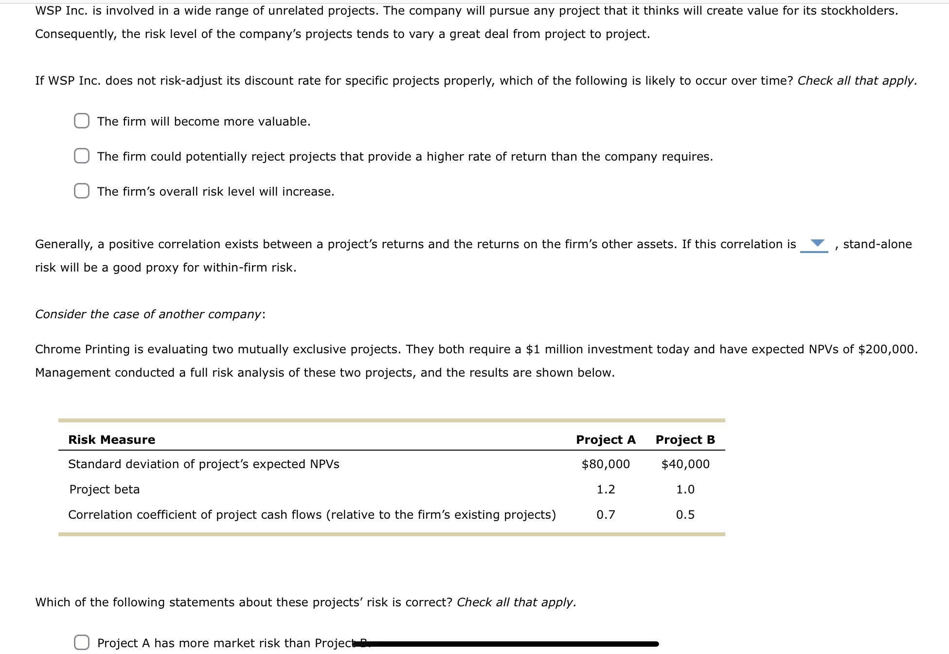 Solved WSP Inc. is involved in a wide range of unrelated | Chegg.com