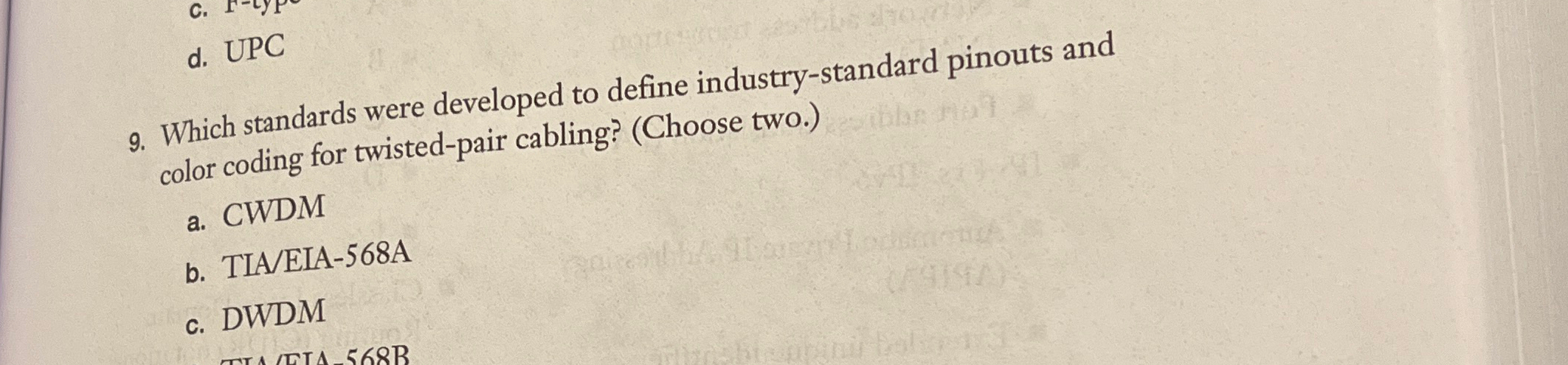 Solved 9. ﻿Which standards were developed to define | Chegg.com