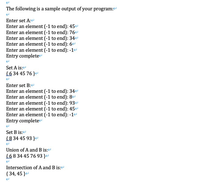 Solved ECE 503 - In-Class Assignment Create class IntegerSet | Chegg.com