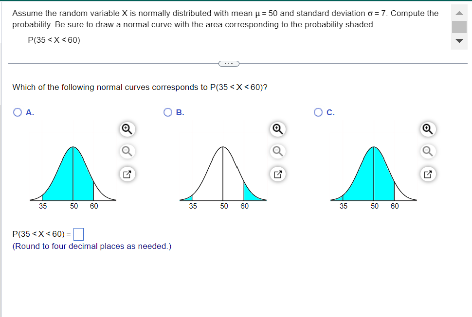 Solved Assume the random variable x ﻿is normally distributed | Chegg.com