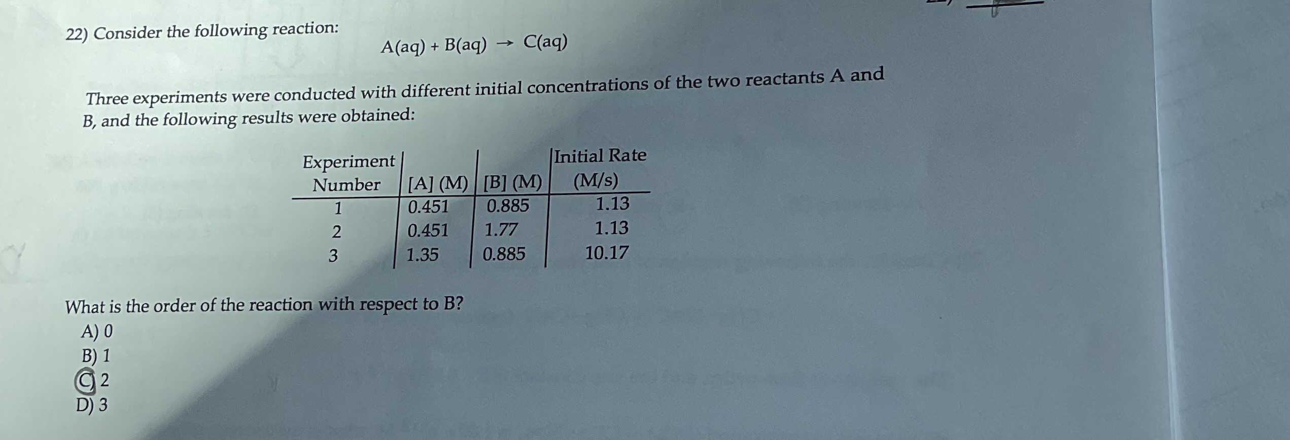 Solved Consider the following | Chegg.com
